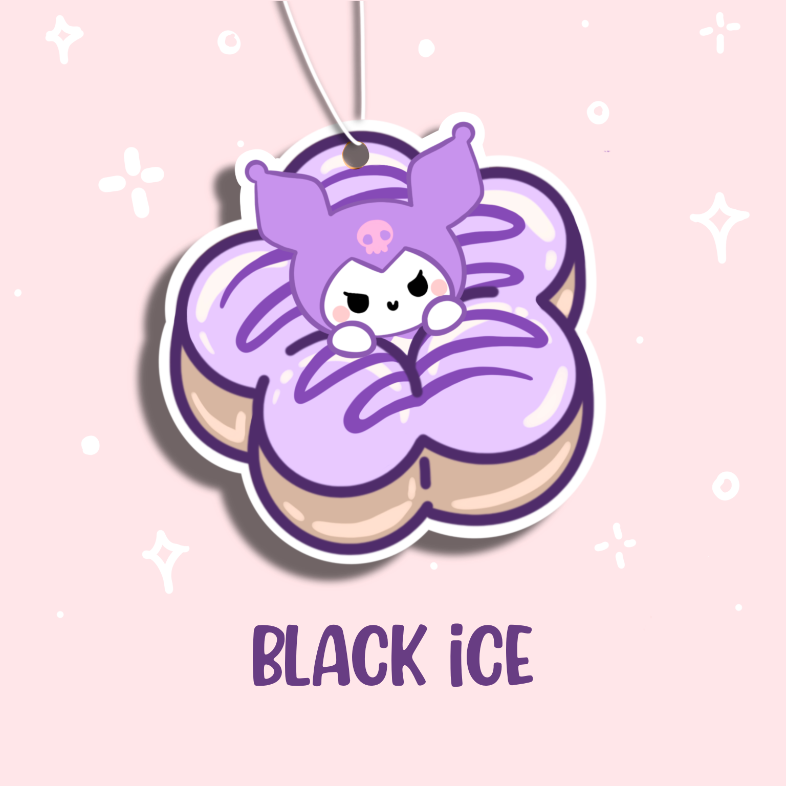 Purple Jester Rabbit Mochi Donut Freshie – michwucreations