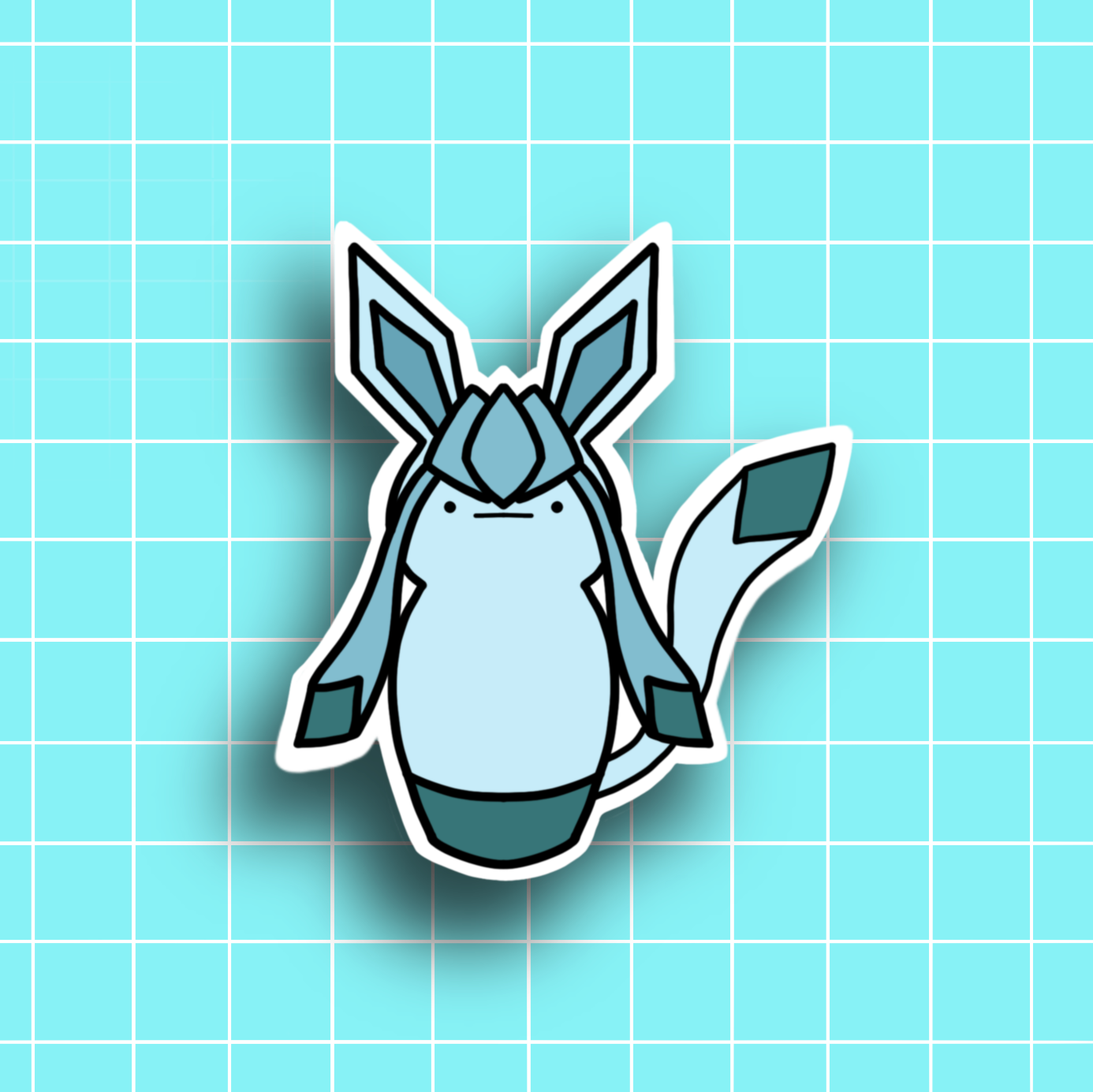 Glaceon Sticker – michwucreations