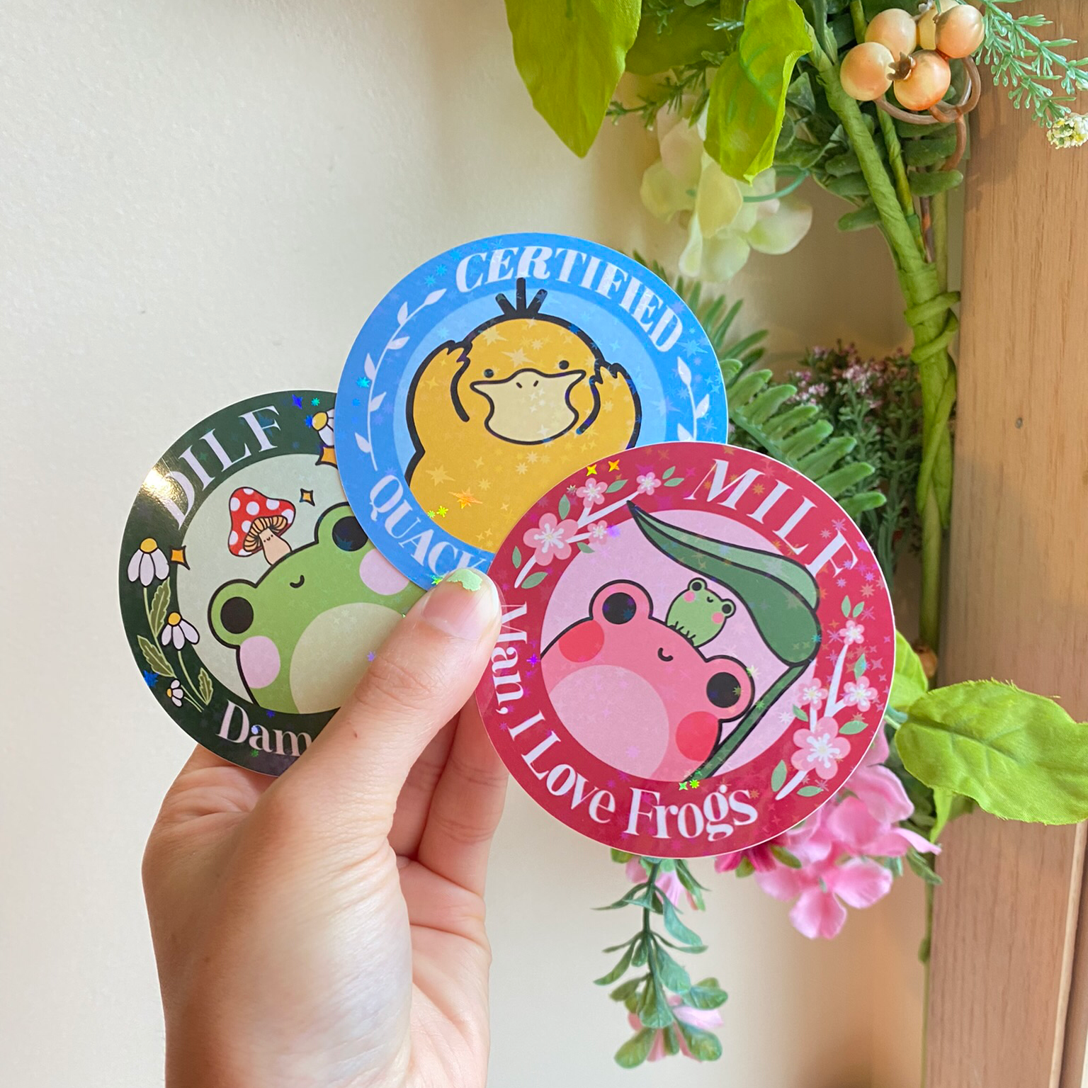 Holographic Sticker Pack – michwucreations